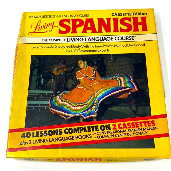 Vintage | Office | Vintage Living Language Spanish Course Includes 2 ...